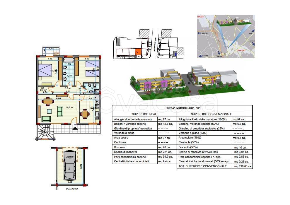 Appartamento in vendita a Cavallino via De Rinaldis dell'Aquila
